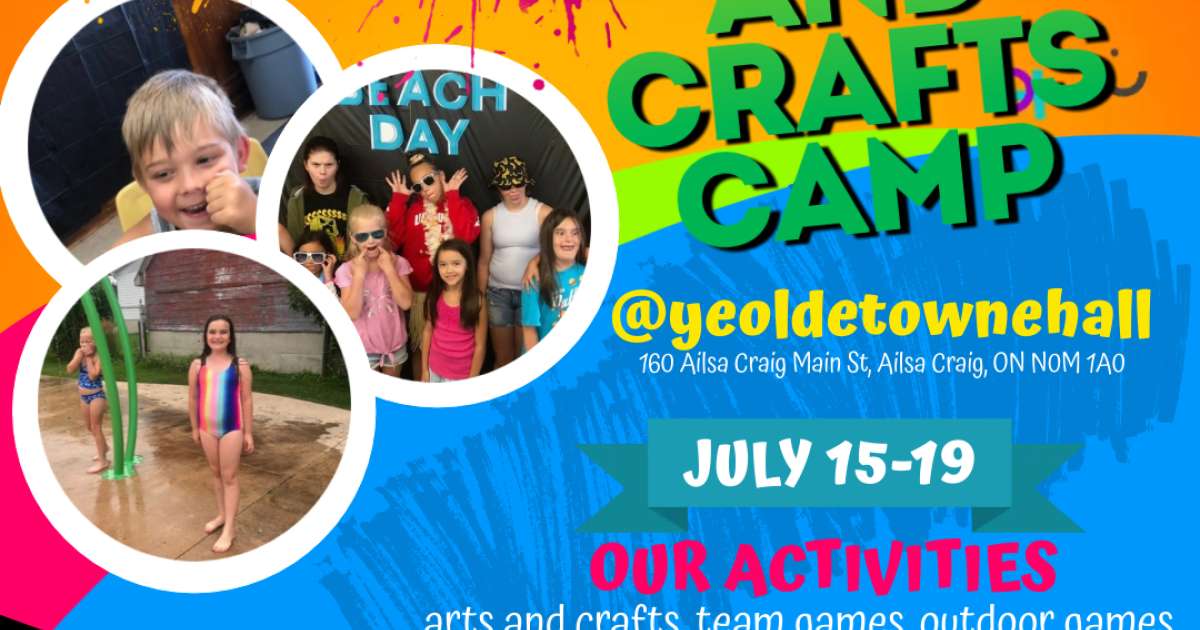 Ages 4-8 Arts & Crafts Summer Camp | North Middlesex