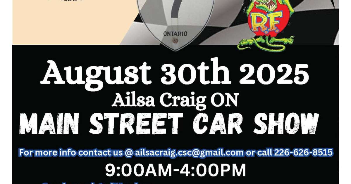 Ailsa Craig Main Street Car Show | North Middlesex